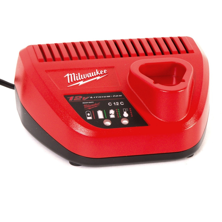 Milwaukee – Punjač M12™, 12 V, 2.0, 3.0, 4.0 & 6.0 Ah, C12 C – 4932352000