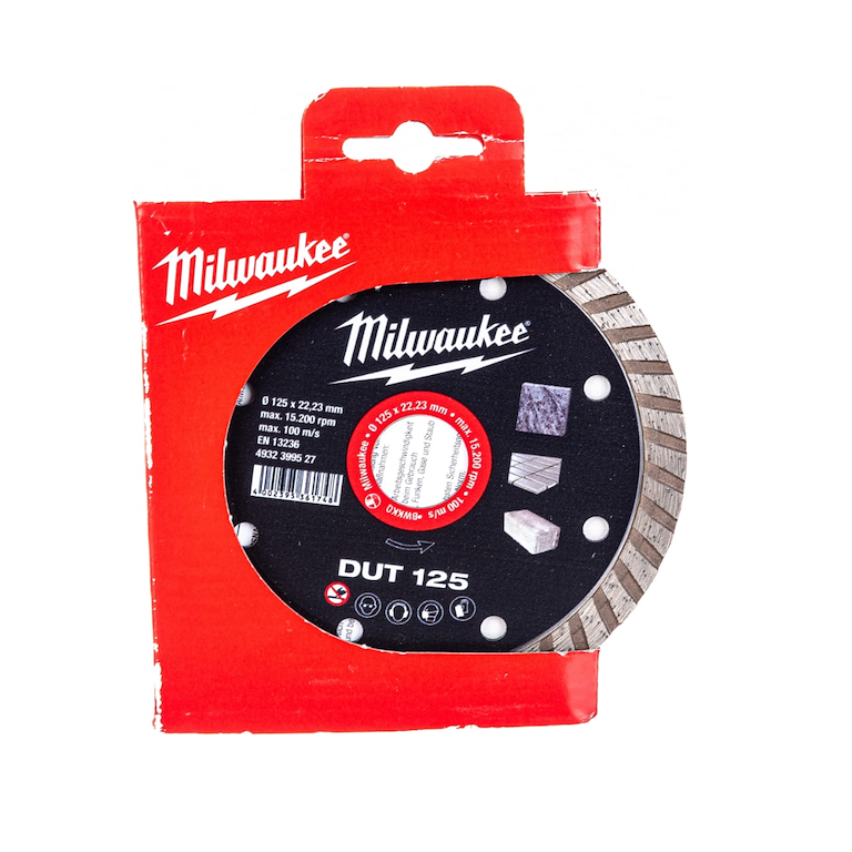 Milwaukee – Dijamantska ploča za sečenje DUT 125 x 22.23 mm – 4932399527