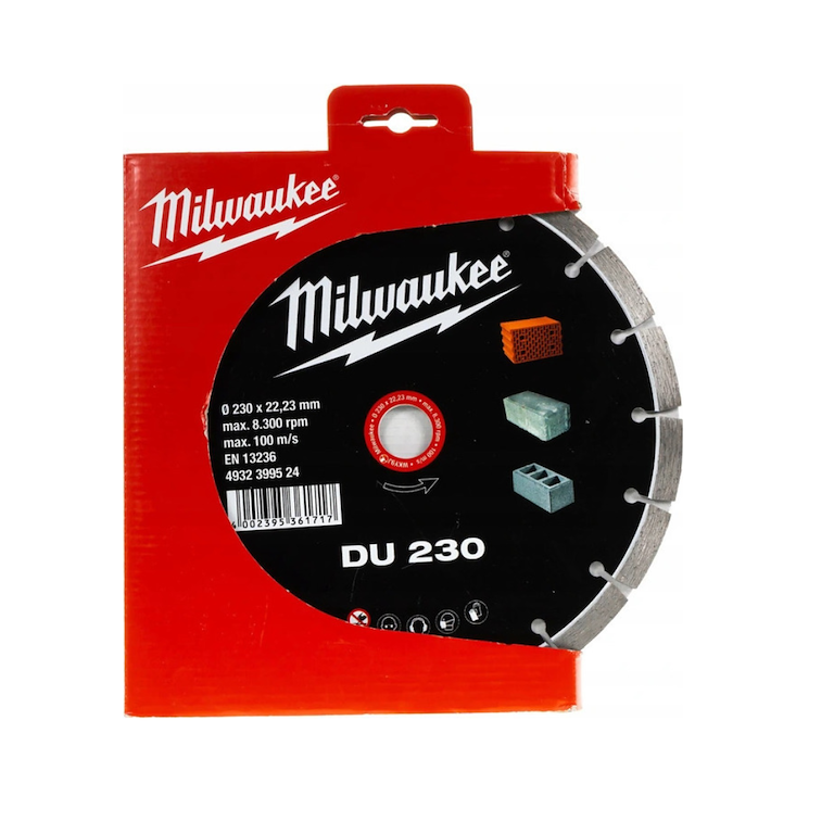 Milwaukee – Dijamantska rezna ploča za sečenje DU 230 x 22.23 mm – 4932399524