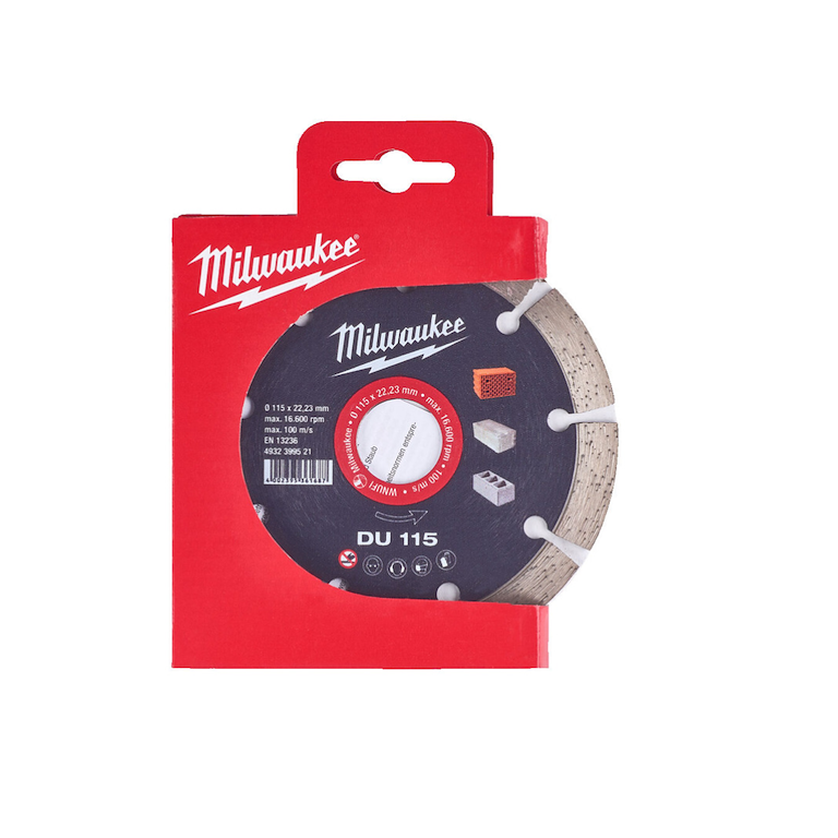 Milwaukee – Dijamantski disk za sečenje DU 115 x 22.23 mm – 4932399521