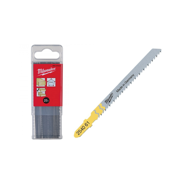 Milwaukee List ubodne testere za drvo bez ivera, 75 x 4 mm, 25 kom, 4932373490