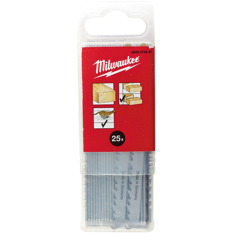 Milwaukee List ubodne testere za drvo, velike brzine, 75 mm, 25 kom, 4932373487