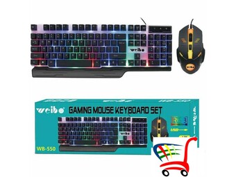 GEJMING tastatura + miš Weibo WB 550 - GEJMING tastatura + miš Weibo WB 550