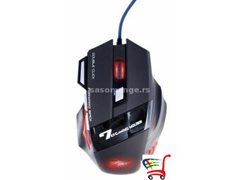 Gejmetski miš JIEXIN -X11 / mišza kompjuter / led - Gejmetski miš JIEXIN -X11 / mišza kompjuter /...