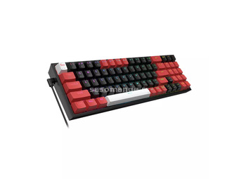 Pollux K628-RGB Pro Wired/Wireless Mechanical RGB Gaming Keyboard (red switch)