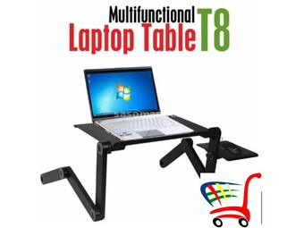 T8 Multifunkcionalni sto za laptop sa 2 kulera - T8 Multifunkcionalni sto za laptop sa 2 kulera