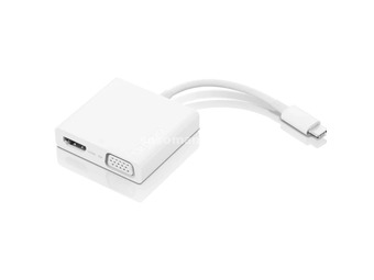 LENOVO USB-C 3-in-1 Travel Hub 4K HDMI VGA USB 3.0 Simple Plug and Play