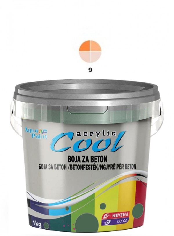 COOL-BOJA ZA BETON 1 kg- 09 KAJSIJA