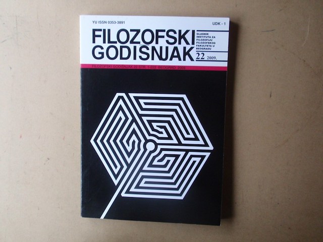 FILOZOFSKI GODIŠNJAK 22 / 2009