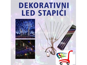 Meteorska kisa Led lampice stapici godisnja rasveta - Meteorska kisa Led lampice stapici godisnja...