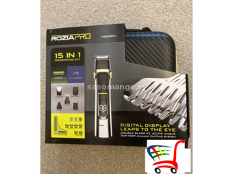 Rozia PRO Set Vodootporan 15u1 trimer- Professional Trimmer - Rozia PRO Set Vodootporan 15u1 trim...