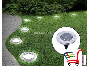 Disk LED Lampe za dvoriste-solarne 8 dioda - Disk LED Lampe za dvoriste-solarne 8 dioda