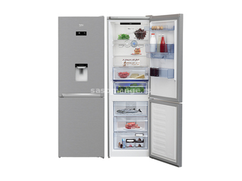 Kombinovani frižider Beko MCNA 366 E40 DX BN, 215 l, 109 l