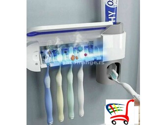 Držač za pastu za zube-sterilizator i držač za četkice - Držač za pastu za zube-sterilizator i dr...
