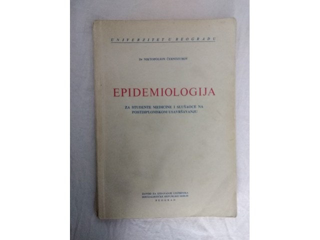 Epidemiologija - Dr. Niktopolion Černozubov