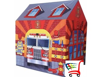 Šator za decu - vatrogasna stanica - šator kućica - Šator za decu - vatrogasna stanica - šator ku...