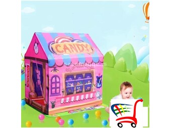 Candy kuca- Kuca slatkis- Sator za decu visine 1m - Candy kuca- Kuca slatkis- Sator za decu visin...