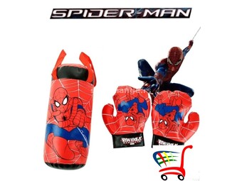 Set za boks za decu Vreca+Rukavice Spiderman - Set za boks za decu Vreca+Rukavice Spiderman