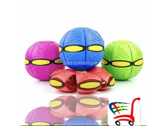 disk lopta - frizbi se pretvara u loptu - flat ball- 4 boje - disk lopta - frizbi se pretvara u l...