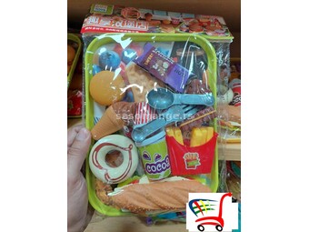Plastična hrana set igračaka - Plastična hrana set igračaka