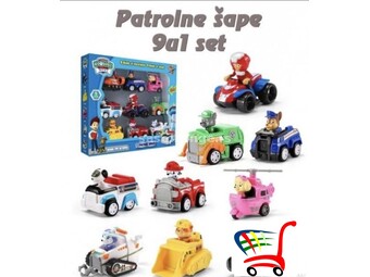 Patrolne sape set 9 kuca u vozilima - Patrolne sape set 9 kuca u vozilima