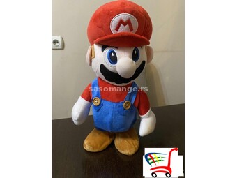 Veliki plisani Super Mario koji hoda i peva - Veliki plisani Super Mario koji hoda i peva