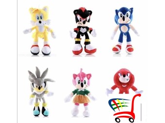 Sonic plisane igracke 30cm - Sonic plisane igracke 30cm