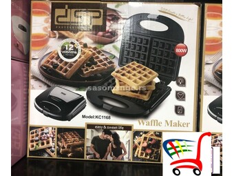 Waffle Maker Aparat za vafle 800W - Waffle Maker Aparat za vafle 800W