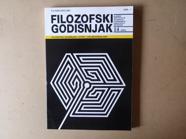 FILOZOFSKI GODIŠNJAK 14 / 2001