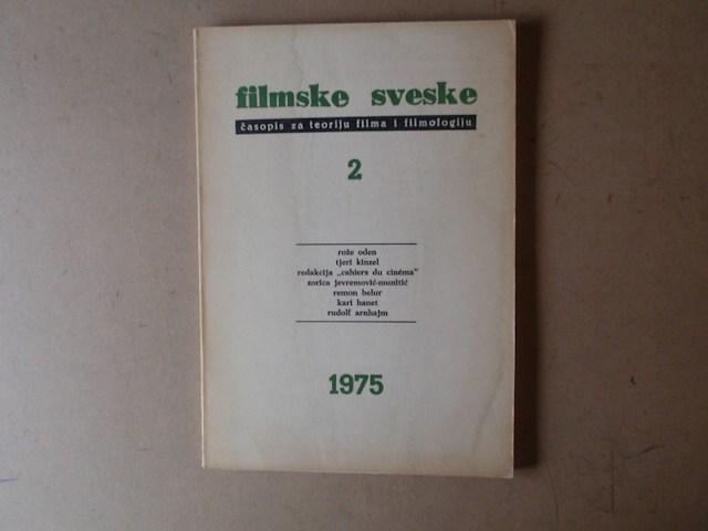 FILMSKE SVESKE 2 / 1975