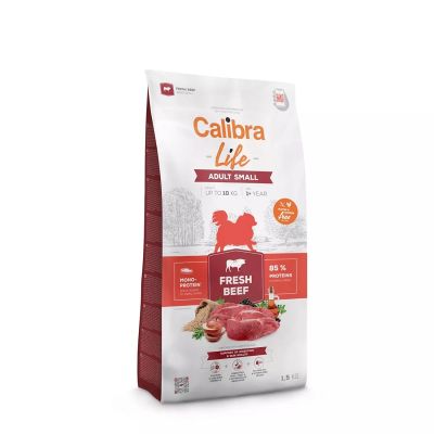 Calibra Dog Life Adult Small Fresh Beef 1,5kg