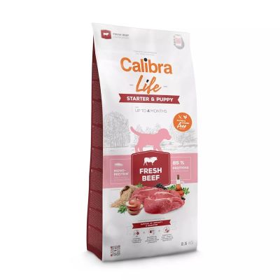 Calibra Dog Life Starter & Puppy Fresh Beef 2,5kg