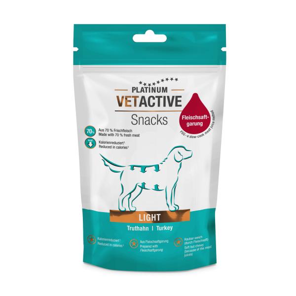 Platinum Dog Vetactive Snack Hypo Light Turkey 200g