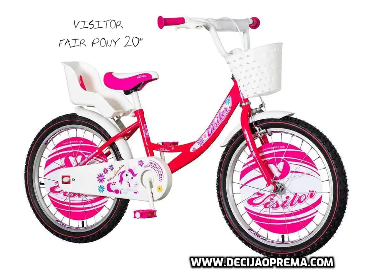 Bicikl Visitor Fair Pony 20″ za decu Roza