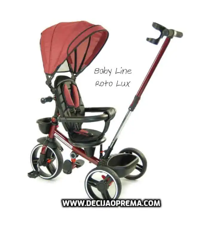 Tricikl Baby Line Roto Lux Crveni