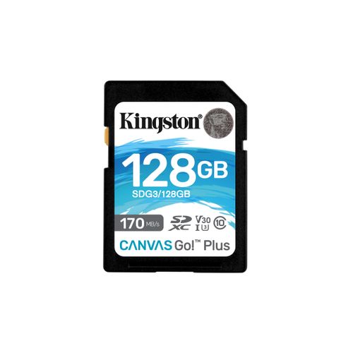 SD Card 128GB Kingston SDG3/128GB class 10 170Mbs/90MBs