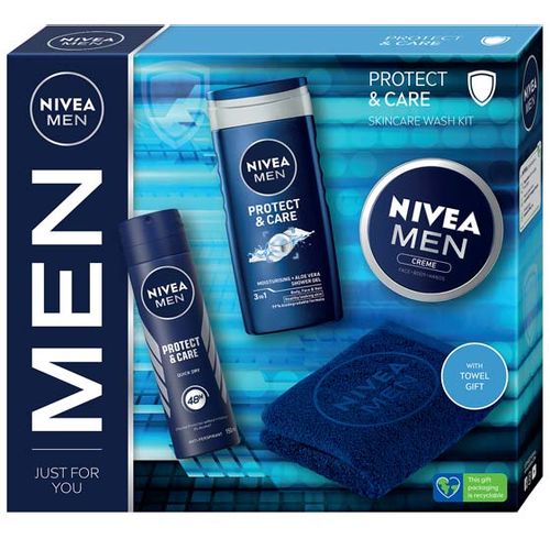NIVEA Men Box poklon set i peškir za njega