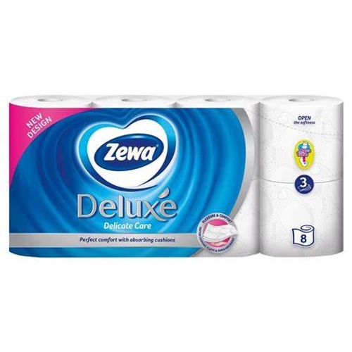 Zewa toalet papir troslojni Delux Delicate care 8/1