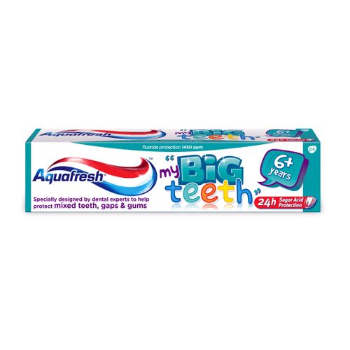 Aquafresh dečija pasta za zube Big Teeth 6+, 50ml