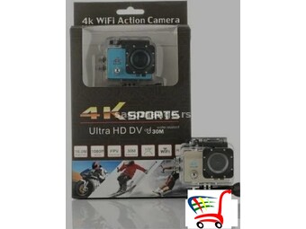 SPORTSKA 4K HD WiFi kamera/ akciona HD WiFi kamera - SPORTSKA 4K HD WiFi kamera/ akciona HD WiFi ...