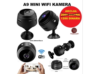 A9 mini WIFI nadzorna kamera - AKCIJA!