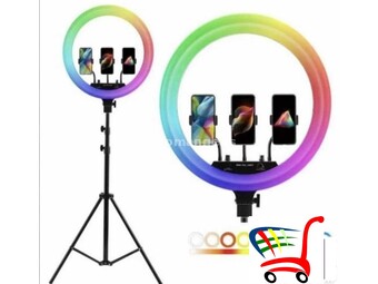 ring light - led rgb ring - 18 inca RGB - ring light - led rgb ring - 18 inca RGB