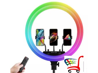 RGB Ring light 45cm + Stativ + daljinski upravljač - RGB Ring light 45cm + Stativ + daljinski upr...