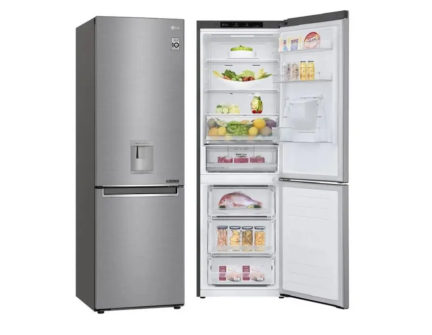 LG GBF 61 PZЈMN Kombinovani frižider, 336 l, Full No Frost, Sivi