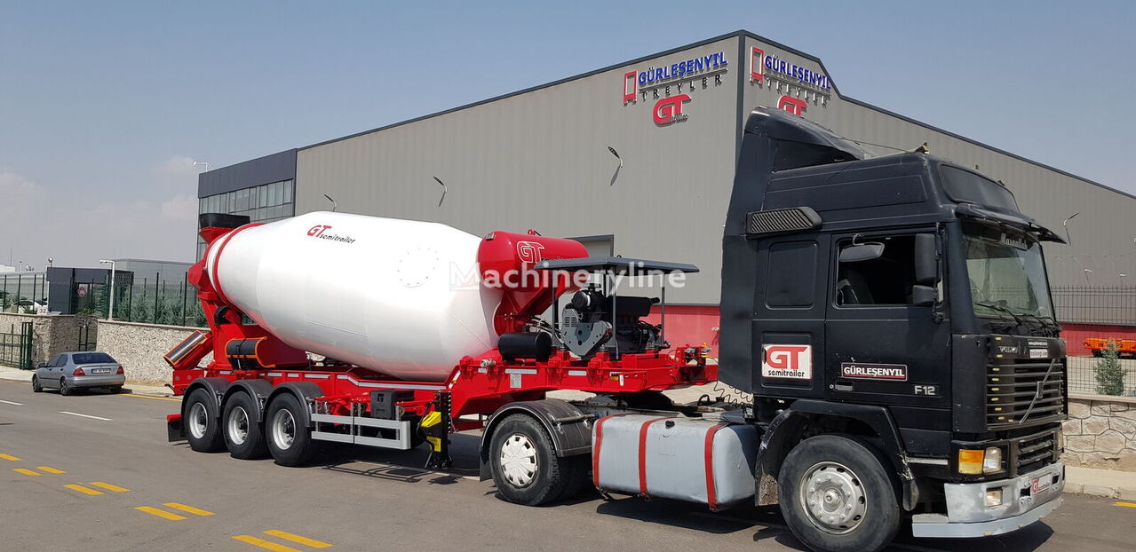 Novi Gürleşenyıl concrete mixer semi trailers poluprikolica betonska mešalica