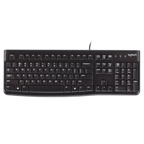 LOGITECH K120 US 920-002509 Crna Žična tastatura
