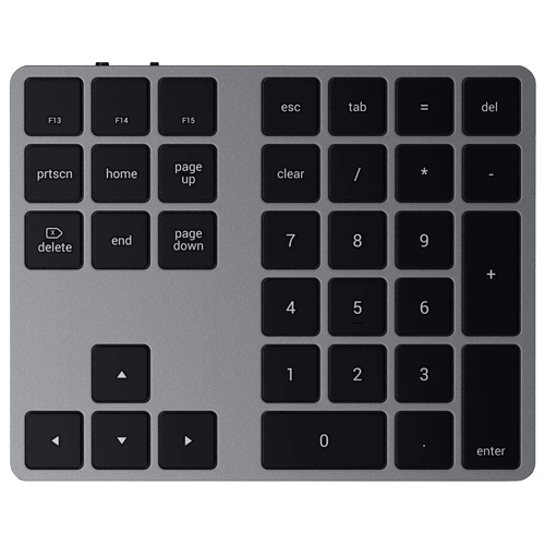 SATECHI Bežična numerička tastatura Bluetooth Extended (Siva) ST-XLABKM