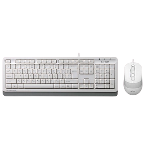 A4 TECH F1010 US Bela Žična tastatura i miš