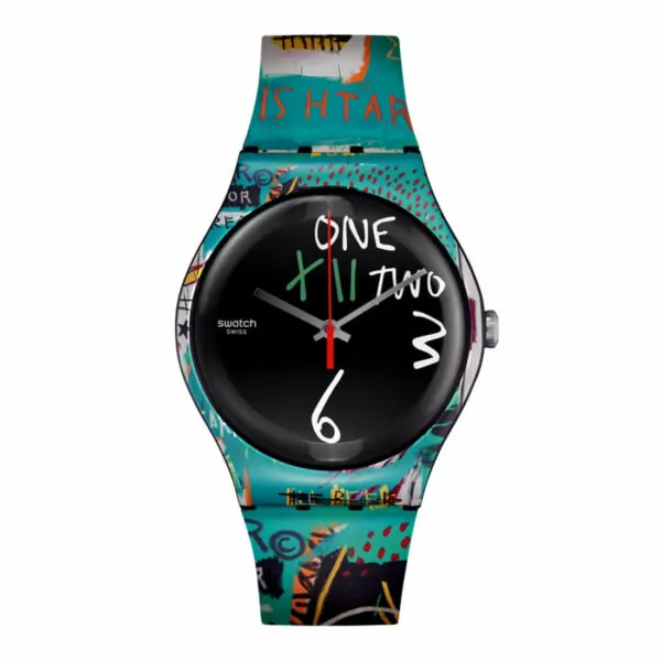 Swatch SUOZ356 Ishtar By Jean-Michel Basquiat