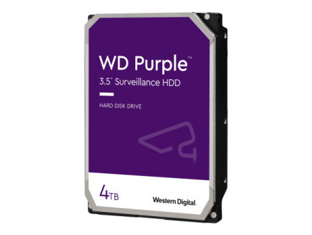 WD HDD 4TB WD43PURZ SATA3 256MB Purple Surveillance